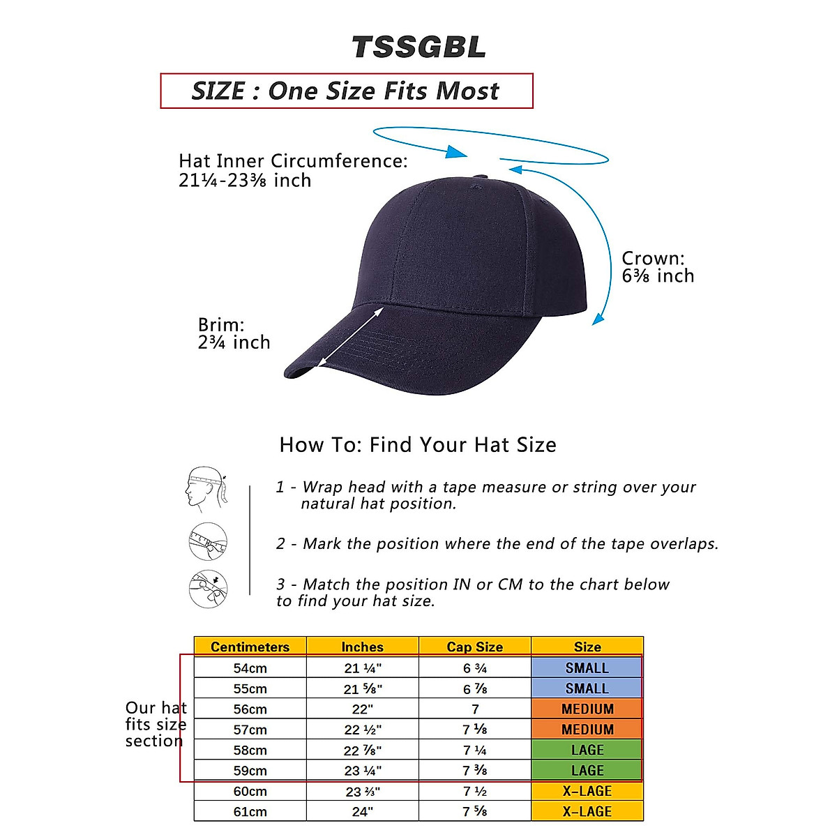 TSSGBL Classic 100% Cotton Structured Baseball Hats Adjustable Men Women Plain Blank Basic Team Workout Ball Caps -Purple
