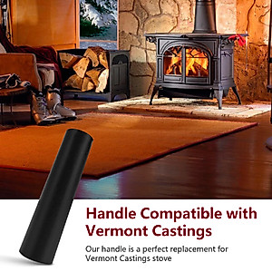 Black Wooden Handle Assembly 1600664 for Vermont Castings Stove Replacement Parts