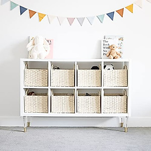 Acrylic Furniture Legs With Gold Caps - Mid Century Legs For Couch, Sofa, Chair, Table, Dresser, Bed, Cabinet - Furniture Feet Are Easy To Install & Include Installation Hardware - Set of 4, 8 Inches