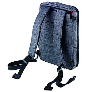 Troika SAFTSACK - RUC70/GY - Business Rucksack - USB charging port, work, university - for charging electronic devices - for documents, laptop, tablet (up to 13''), accessories (EDC) original