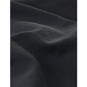 CRZ YOGA Men's All Day Comfy Golf Shorts - 9" Stretch Lightweight Flat Front for Casual Work with Pockets Black 36W x 9L