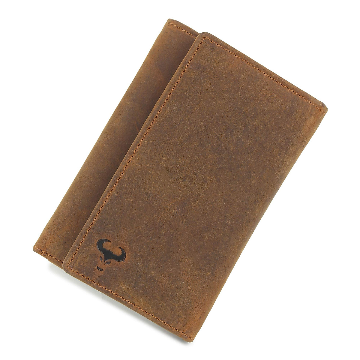 AlphaHide RFID Blocking Ladies Wallet - Credit Card Wallet for Women - Trifold Wallets for Girls - Crazy Horse Genuine Leather - Large Coin Pocket - Two ID Windows - Gift Boxed