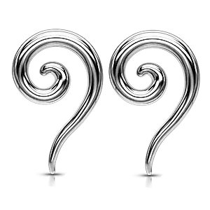 Zaya Body Jewelry Pair Steel 0g 2g 4g 6g 8g Ear Plugs Tunnels Tapers Pinchers Horseshoes Gauges Hangers Septum (8g 3mm)