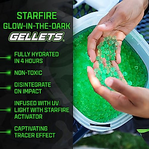The Original Gel Blaster Surge (Day & Night Special Edition) - Glow-in-The-Dark Toy Gel Blasters with Water Based Beads - Extended 100+ Foot Range - Semi & Automatic Modes - Ages 14+
