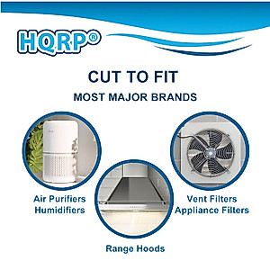 HQRP 2-Pack Carbon Filter Compatible with Honeywell HPA300, 50100, 50150, 50250-S, 17000-S, 50255, 50300, 51360, 51376, 51500, 51771 models