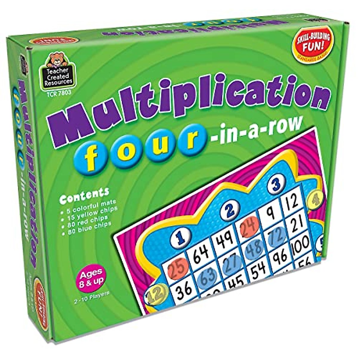 Teacher Created Resources Multiplication: Four-in-a-Row Game (7803)