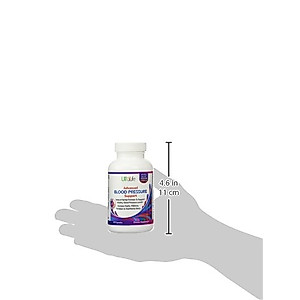 ULTALIFE Blood Pressure Supplements - Advanced Blood Pressure Supplement Complex - Hawthorn Berry, Hibiscus, Garlic, Forskolin - 14 Vitamins & Herbs, 30 Day Supply in Veggie Capsules