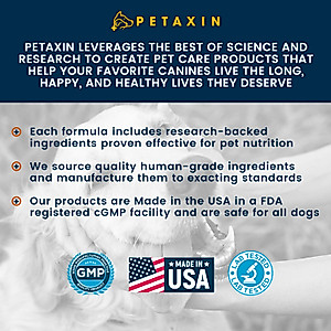 Petaxin Glucosamine for Dogs – Advanced Hip and Joint Supplement for Dogs - Dog Joint Supplement for Joint Pain Relief and Mobility – Dog Glucosamine with Chondroitin, MSM, Turmeric - 120 Soft Chews