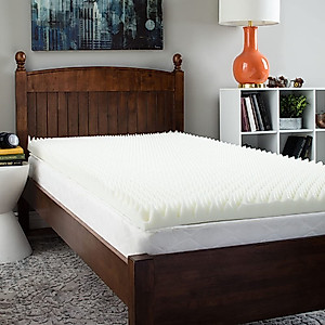 Slumber Solutions Dorm Highloft 3-inch Memory Foam Mattress Topper Twin