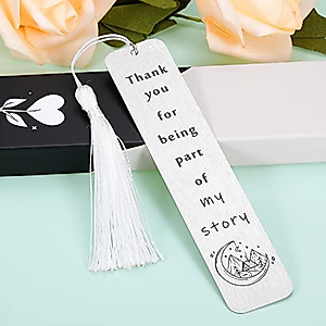 Thank You Gifts Appreciation Bookmark for Women Men Valentines Gifts Teachers Day Birthday Thanksgiving Gifts for Teacher Tutor Mentor Book Lover from Student Going Away Retirement Leaving Gifts