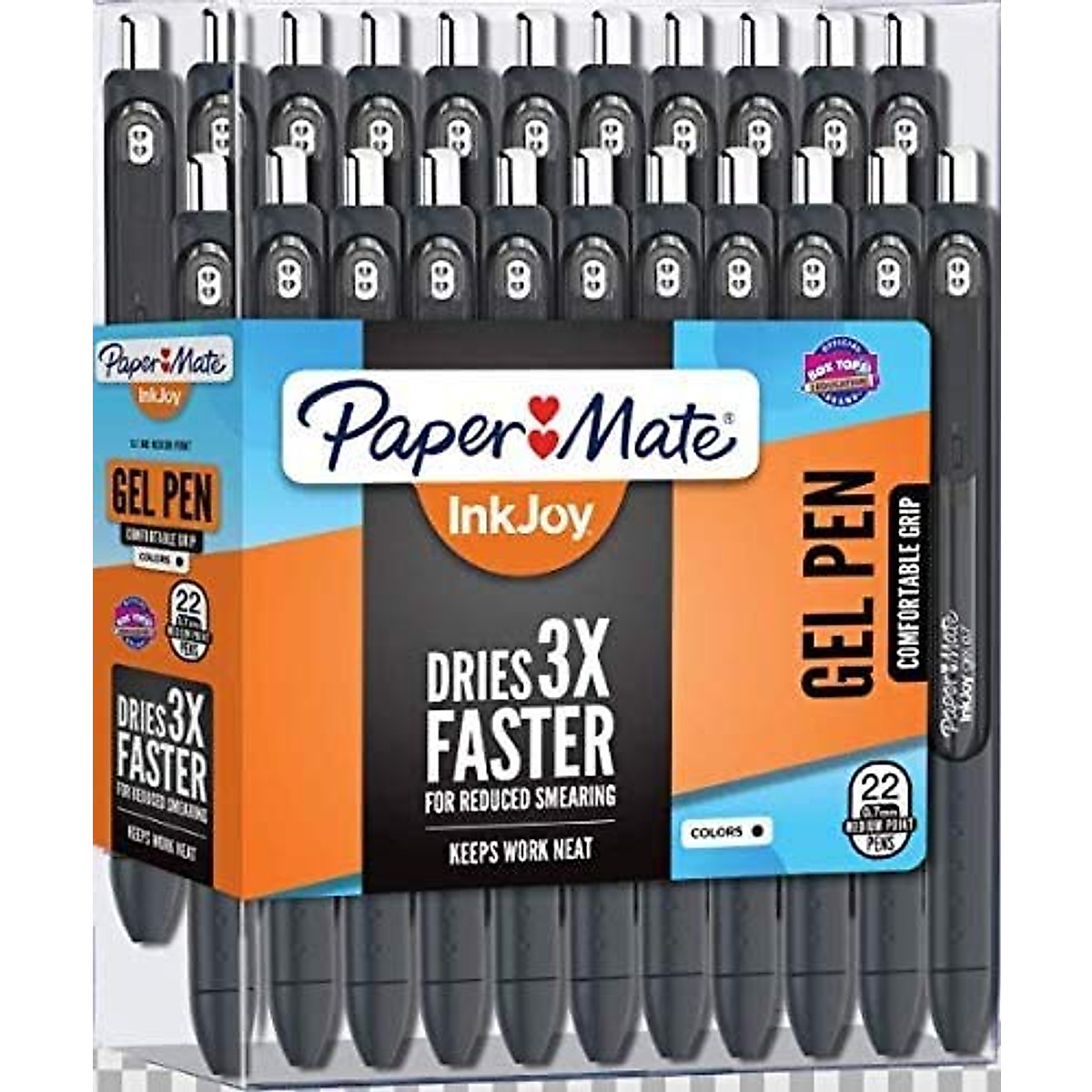InkJoy Gel Pens, Medium Point, Black, 22 Count (Black, 22-Count)
