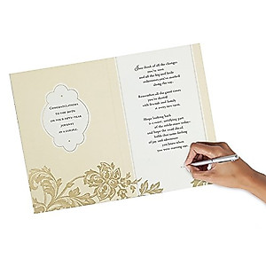 Hallmark 50th Anniversary Card (Roses)