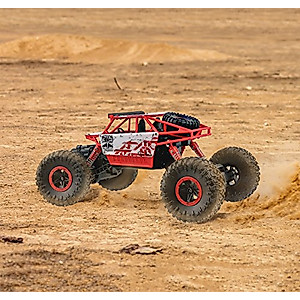 Click N' Play Remote Control Car 4WD Off Road Rock Crawler Vehicle 2.4 GHz, Red