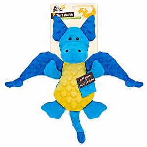 Pet 'n Shape Tuff No Stuffing Plush Flying Dragon Dog Toy