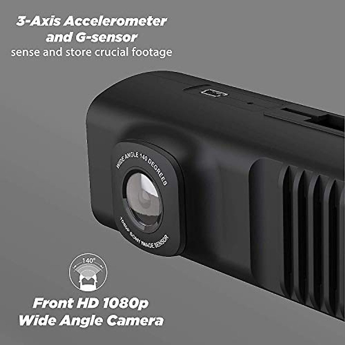 Scosche NEXC2128-XCES0 Full HD Two-Way Smart Dash Cam Powered by Nexar with Suction Cup and 128GB Memory