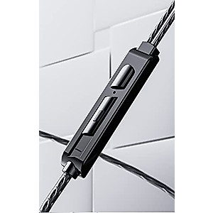 Skmisk 3.5mm Earphone Wired Headphone Noise Cancelling in-Ear Earbuds with Microphone - Red