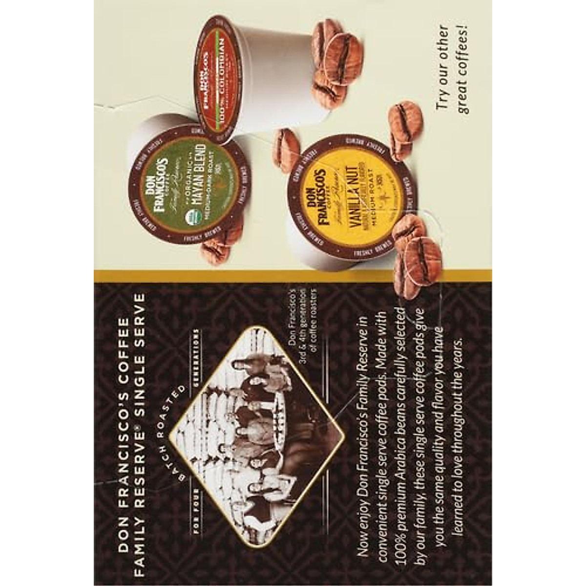 Don Francisco's Hazelnut Flavored K-Cup, Cinnamon, 12 Count
