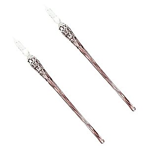 MAGICLULU Glass Signature Pen 2pcs Glass Dip Pen Japan Gifts Quill Pen Set Colored Ink Pens Calligraphy Pen Ink Dip Pen Color Ink Pen Drawing Pen Office Stationery Dip in Water Black Brush