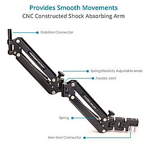 Flycam Galaxy Dual Arm & Vest with Redking Video Camera Stabilizer (FLCM-GLXY-RK) Professional Stabilization System