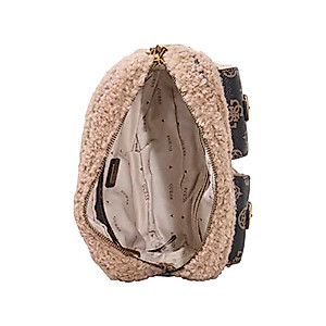 GUESS No Limit Crossbody Sling, Mocha Multi