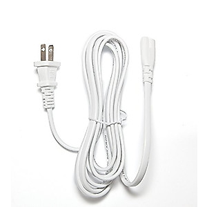 Omnihil (White) 5 Feet AC Power Cord Compatible with SONOS SUB Wireless Subwoofer