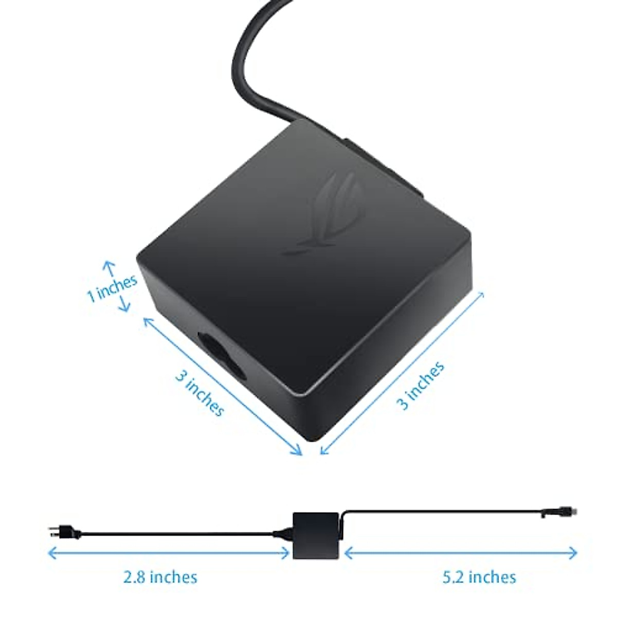 100W USB-C Charger for ASUS ROG: A20-100P1A Laptop AC Adapter for ASUS ROG Flow X13 Z13 GV301 GZ301 G533QM GA401QM GA503QM GX703HS ZenBook 14X 14 UX425QA UM425QA UM5401QA - 20V 5A Laptop Power Supply