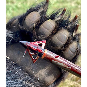 New Archery Products NAP Thunderhead Nitro 100 Grain Big Game Hunting Bow Crossbow Fixed Blade 3 Pieces Broadhead Set