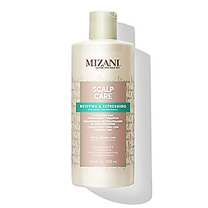 Mizani Scalp Care Dandruff Shampoo | Pyrithione Zinc | Cleanses Hair & Scalp | For Curly Hair | 16.9 Fl Oz