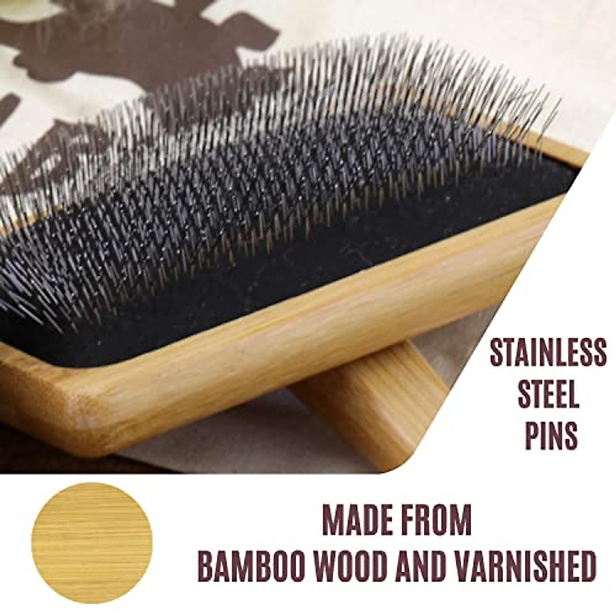Woolbuddy Wool Carders Large, Hand Carders for Wool, 2 pcs Needle Felting Tools, Slicker Brush for Dogs, Spinning and Weaving, Carding Brushes for Needle Felting Wool