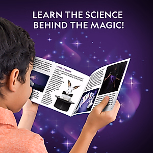 NATIONAL GEOGRAPHIC Magic Kit - 45 Magic Tricks for Kids to Perform with Step-by-Step Video Instructions for Each Trick Provided by a Professional Magician, Toys for Boys and Girls