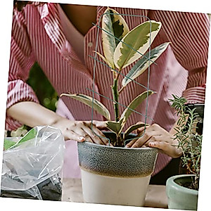 Yardwe 2pcs Plant Climbing Trellis Metal Planters for Outdoors Mini Plants Plant Stand Outdoor Cucumber Trellis Climbing Rose Trellis Artificial Trellis Gardening Accessory Rattan Frame