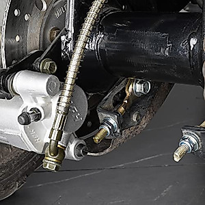 12MM M8 Chain Axle Adjuster, Compatible with 50cc 70cc 90cc 110cc 125cc 250cc Buyang TaoTao Kazuma Chinese Coolster Peace ATV 4 wheeler Quad Dirt Bike Parts