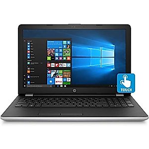 2018 HP 15.6" Touchscreen Laptop PC, Intel Core i5-7200U, 8GB DDR4, 2TB HDD, Intel HD Graphics 620, 802.11ac, Bluetooth, DVD RW, USB 3.1, HDMI, Webcam, Windows 10 Home, Silver