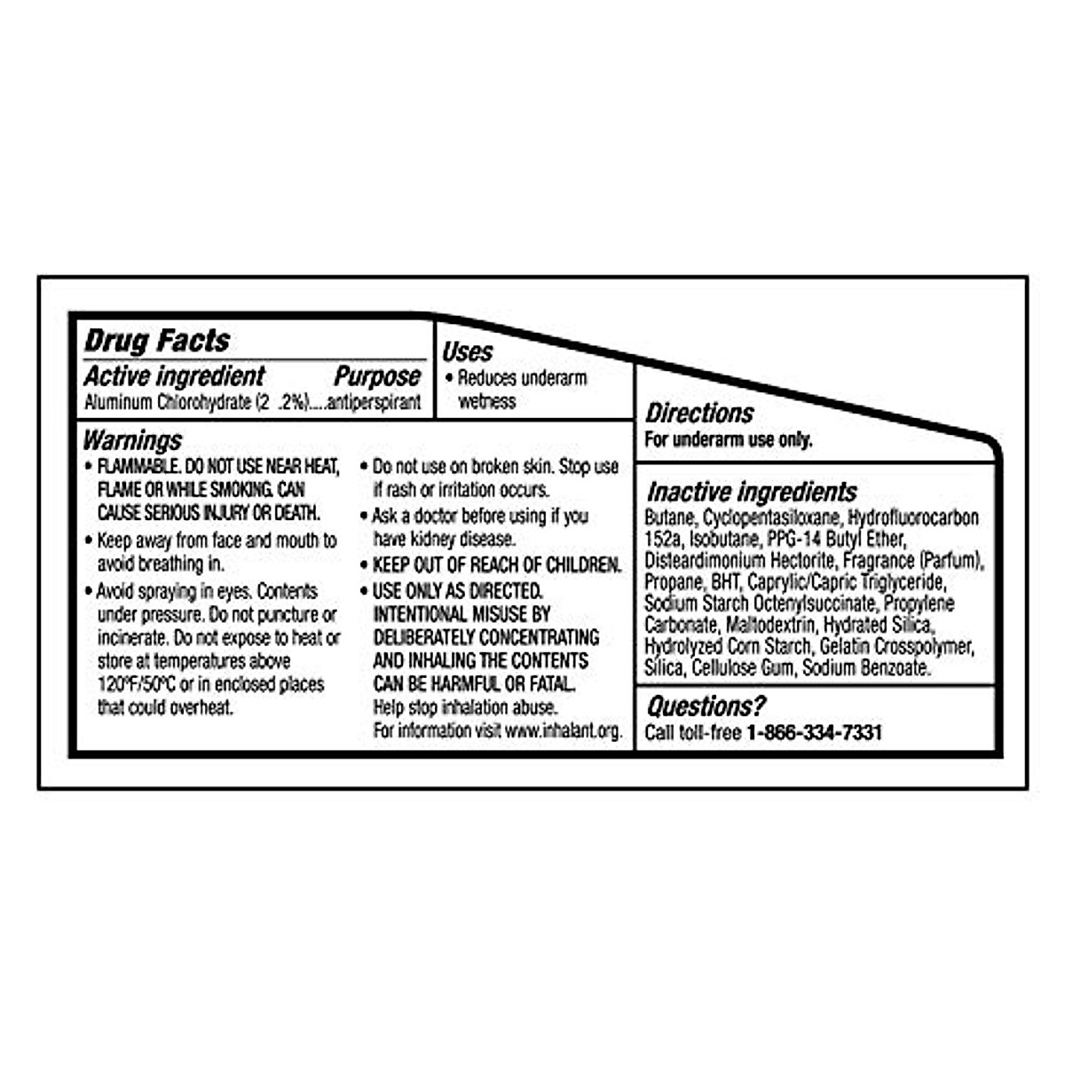 Degree Men Antiperspirant Deodorant Dry Spray Black + White Protects from Deodorant Stains Antiperspirant for Men with MotionSense Technology, 3.8 Ounce (Pack of 3)