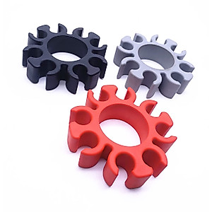 Jiayouy Silicone E Drum Stick Holder Clip Holds up to 4 Pairs Drumsticks Holder Display Stand Drumstick Accessories (Black)