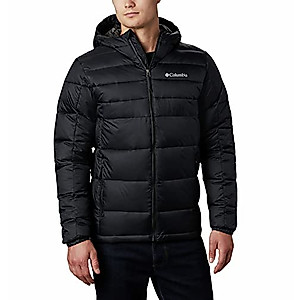 Columbia Men's Buck Butte Insulated Hooded Jacket, Black, X-Large