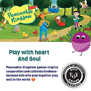 Peaceable Kingdom Snug as a Bug in a Rug Award Winning Cooperative Preschool Skills Builder Game for 2 to 4 Kids ages 3+