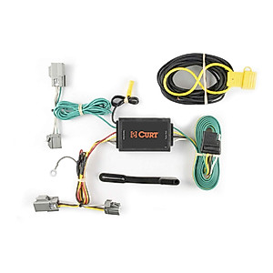 CURT 56093 Vehicle-Side Custom 4-Pin Trailer Wiring Harness, Fits Select Ford Taurus, Explorer, Lincoln MKS