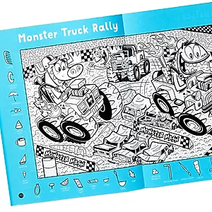 Highlights Hidden Pictures 2023 Activity Books for Kids Ages 6 and Up, 4-Book Set of Travel-Friendly Screen Free Seek and Find Fun, Books Double as Coloring Books