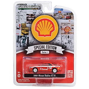 YOMA Greenlight 1:64 Shell Special Edition Series 1-2001 Skyline GT-R (R34) #1 Shell Racing 41125-D [Shipping from Canada]