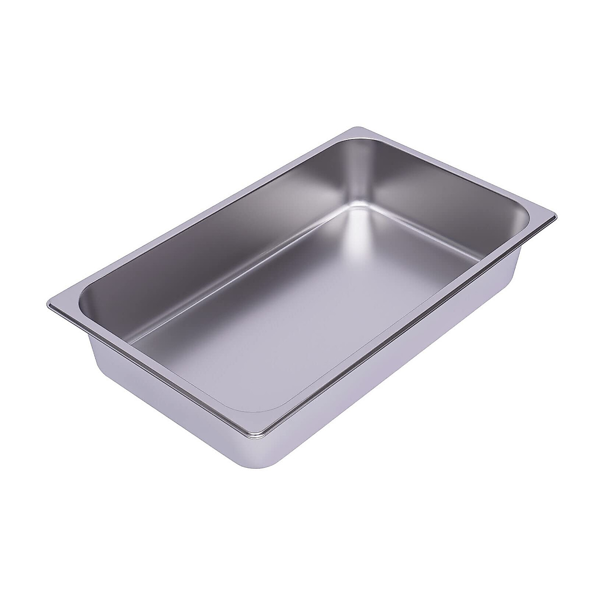 6 Pack Food Pan Commercial Tray Full Size 4" Deep Steam Table Stainless Steel Table Pan Restaurant Catering Hotel Food Warmers Cookware