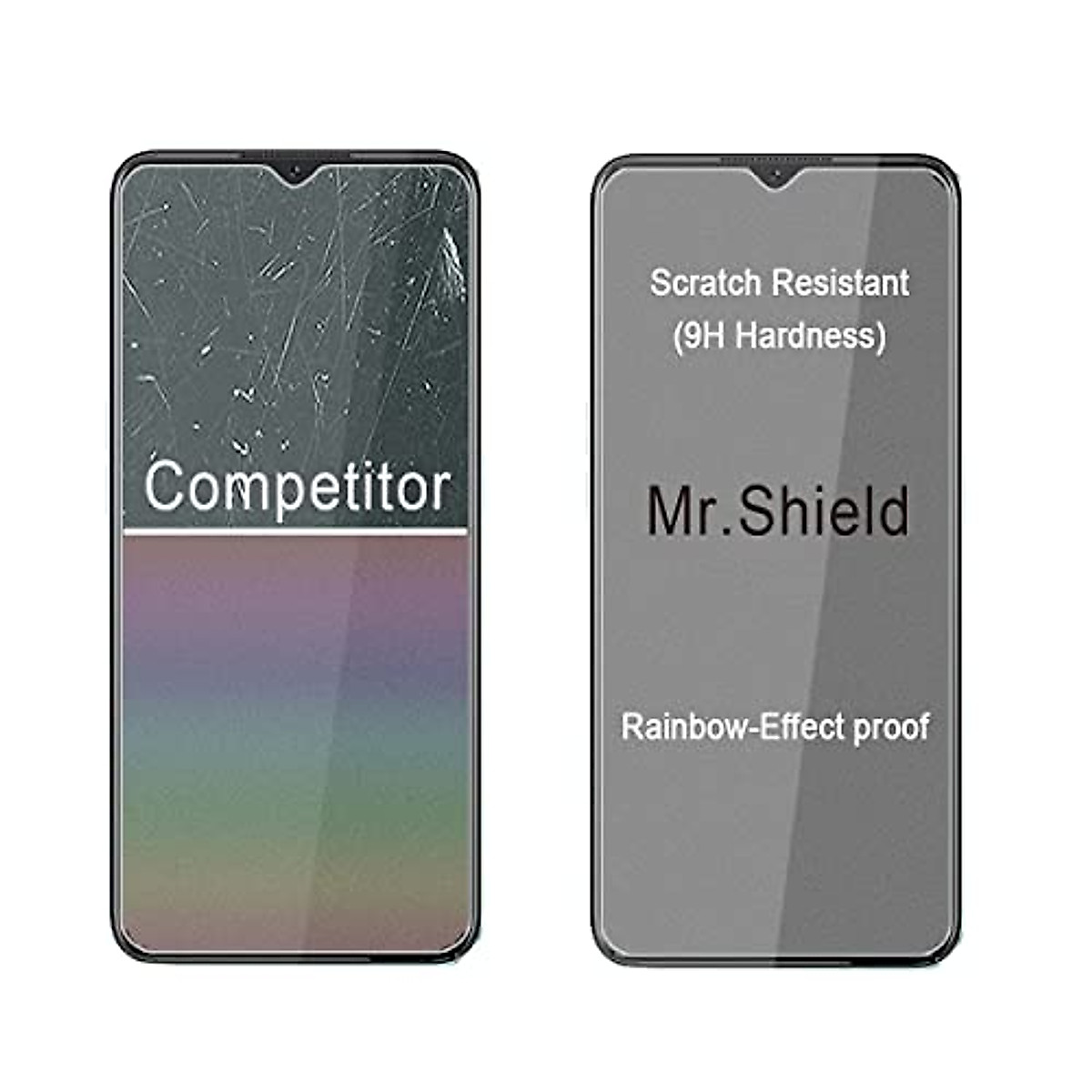 Mr.Shield [3-Pack] Screen Protector For OnePlus Nord N300 5G [NOT FOR Nord N30] [Tempered Glass] [Japan Glass with 9H Hardness] Screen Protector with Lifetime Replacement