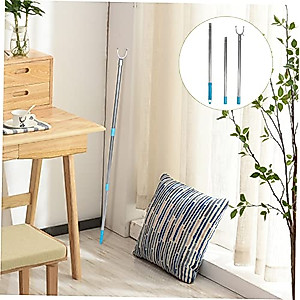 Outanaya Stitching Clothes Rail Retractable Clothes Line Outdoors Home Goods Adjustable Clothes Rack Clothes Drying Rod Clothes Hook Pole Reach Garment Sticks Clothes Drying Supplies Major
