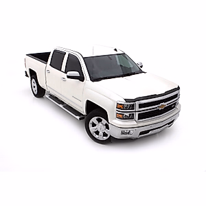 Auto Ventshade [AVS] Aeroskin Hood Protector | 2014 - 2015 Chevrolet Silverado 1500, Low Profile/Flush - Smoke | 322062