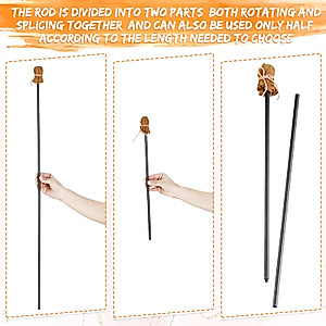 Mahl Stick for Steadying Painter Hand 32.7 Inch Artists Drawing Tool Artist's and Painter's Hand Rest Tool with Artificial Leather for Painting Art Watercolor Oil Paint Sketching Supplies