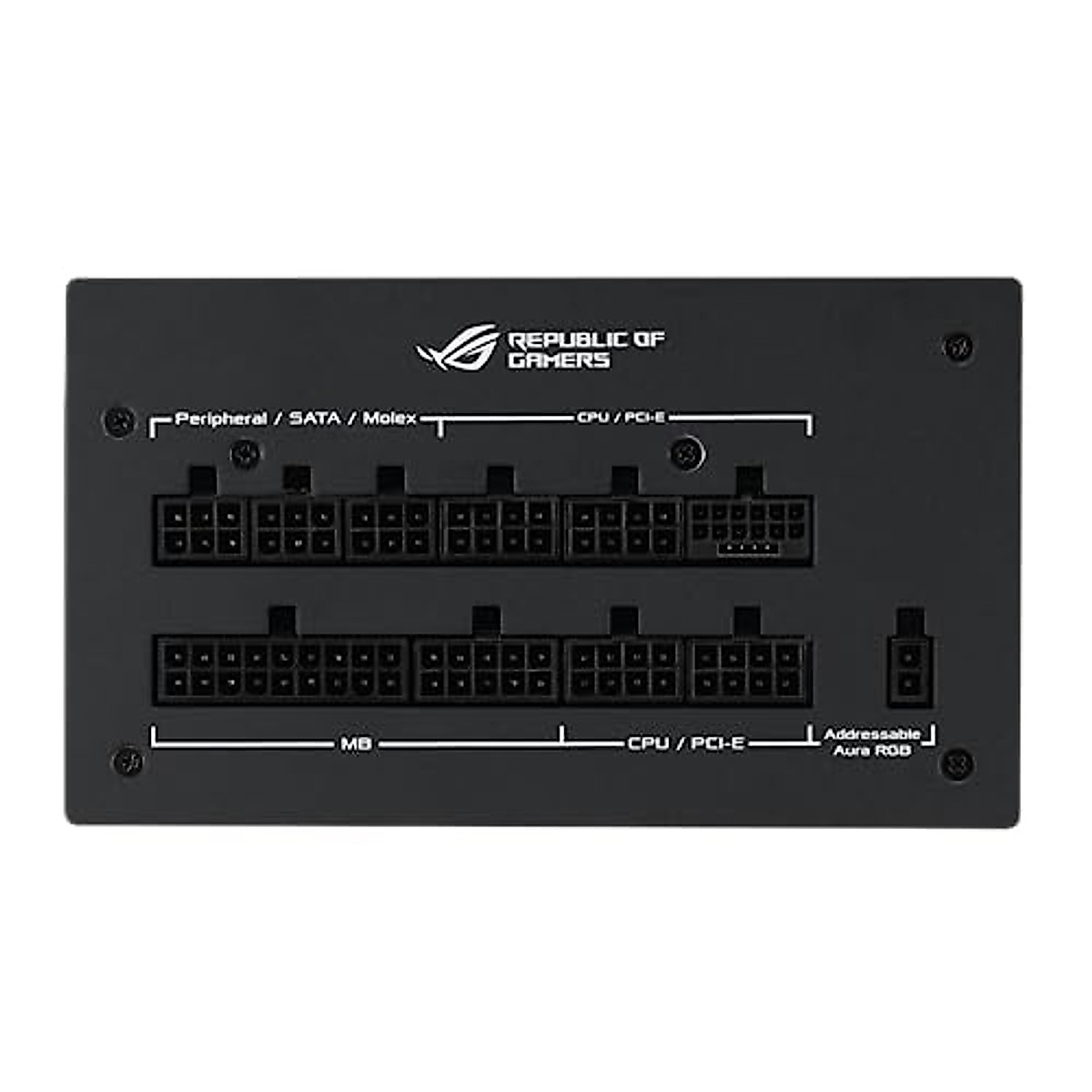 ASUS ROG Strix 1000W Gold Aura Edition (Fully Modular Power Supply, 80+ Gold Certified, ATX 3.0, Cybenetics Lambda A+ Certification, PCIe Gen 5.0 Ready, Axial-tech Fan, Aura Sync, 10-Year Warranty)