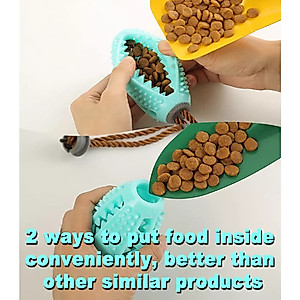 Sarokiky Dog Toothbrush Chew Toys，All-Round Cleaning Dog Dental Care Brushing Ball Toy for Medium Large Dogs