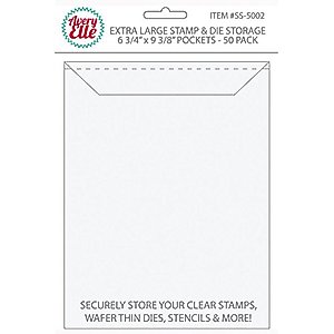 Avery Elle Stamp and Die Storage Pocket Bundle with Small, Large, and Extra Large Sizes (Set of 3 Items)