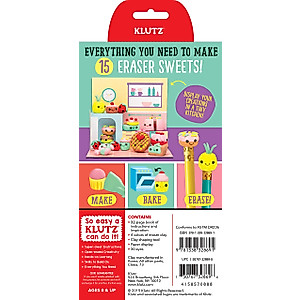 Klutz Mini Eraser Sweets Craft Kit Brown/a, 5" Length x 1.5" Width x 9" Height