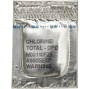Hach 1406499 DPD Total Chlorine Reagent Powder Pillows, 25 mL, (Pack of 100)